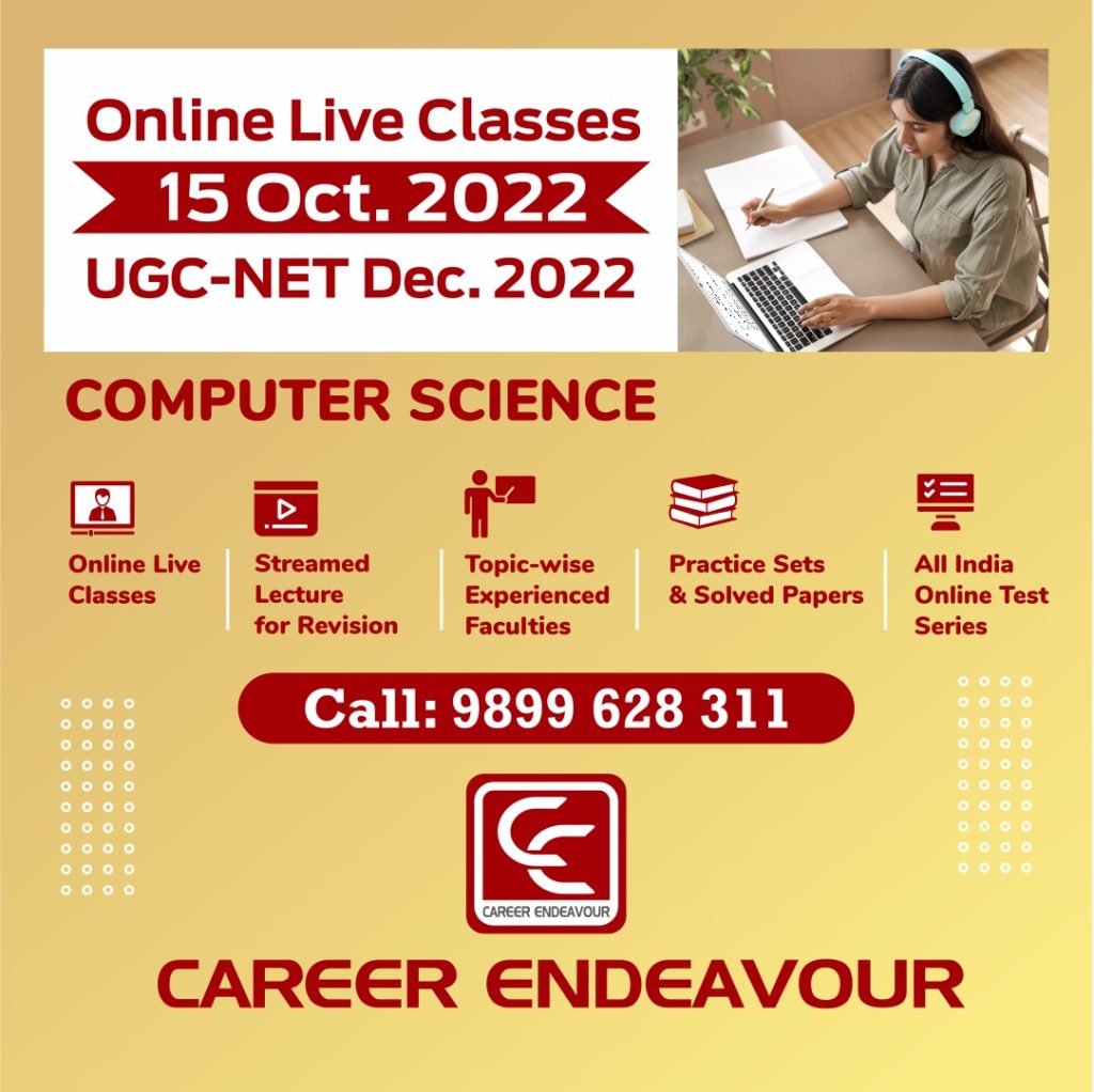 UGC NET Computer Science Online Coaching | Career Endeavour