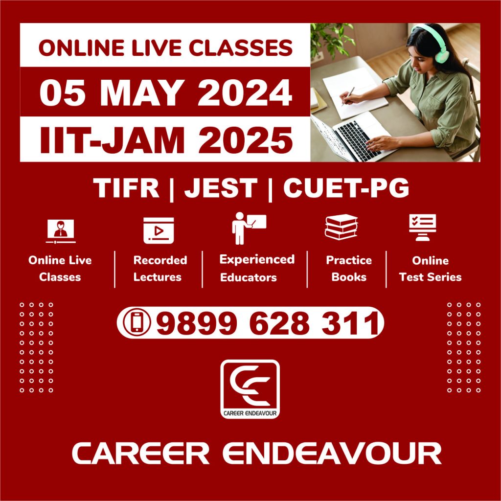 IIT JAM Online Classes 2025 | Career Endeavour