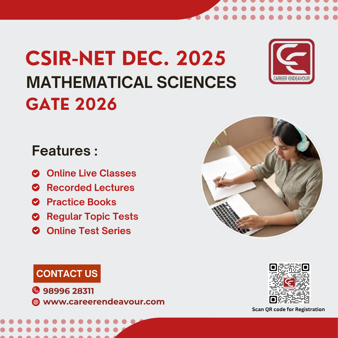 CSIR NET Mathematics Online Coaching | Career Endeavour
