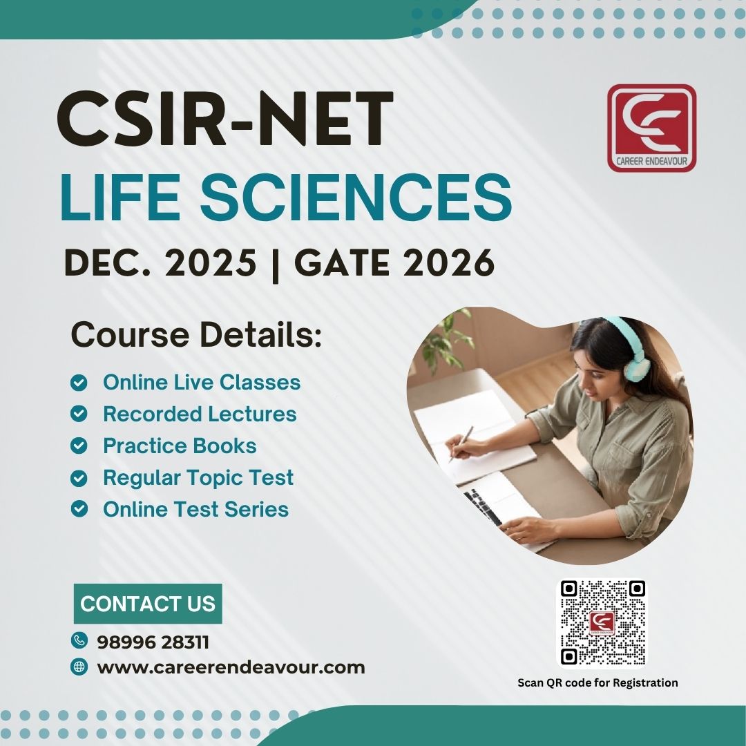 CSIR NET Life Science Online Coaching | Career Endeavour