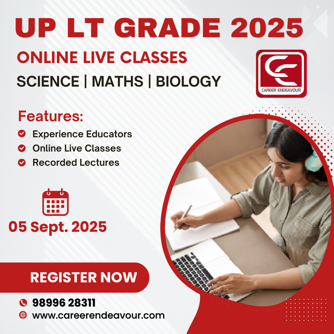 UP LT Grade Online Coaching 2025 | Career Endeavour
