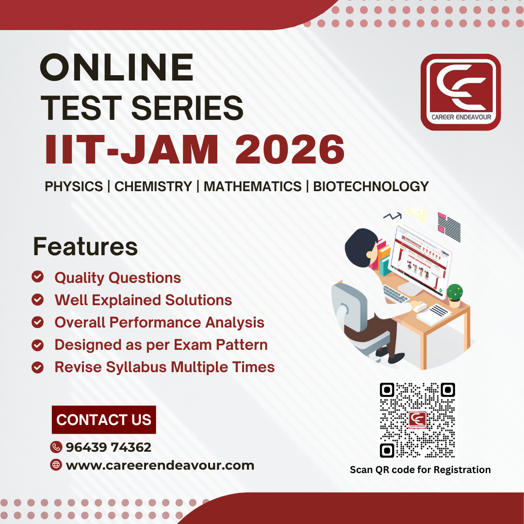 IIT JAM Test Series 2026 with Detailed Solutions